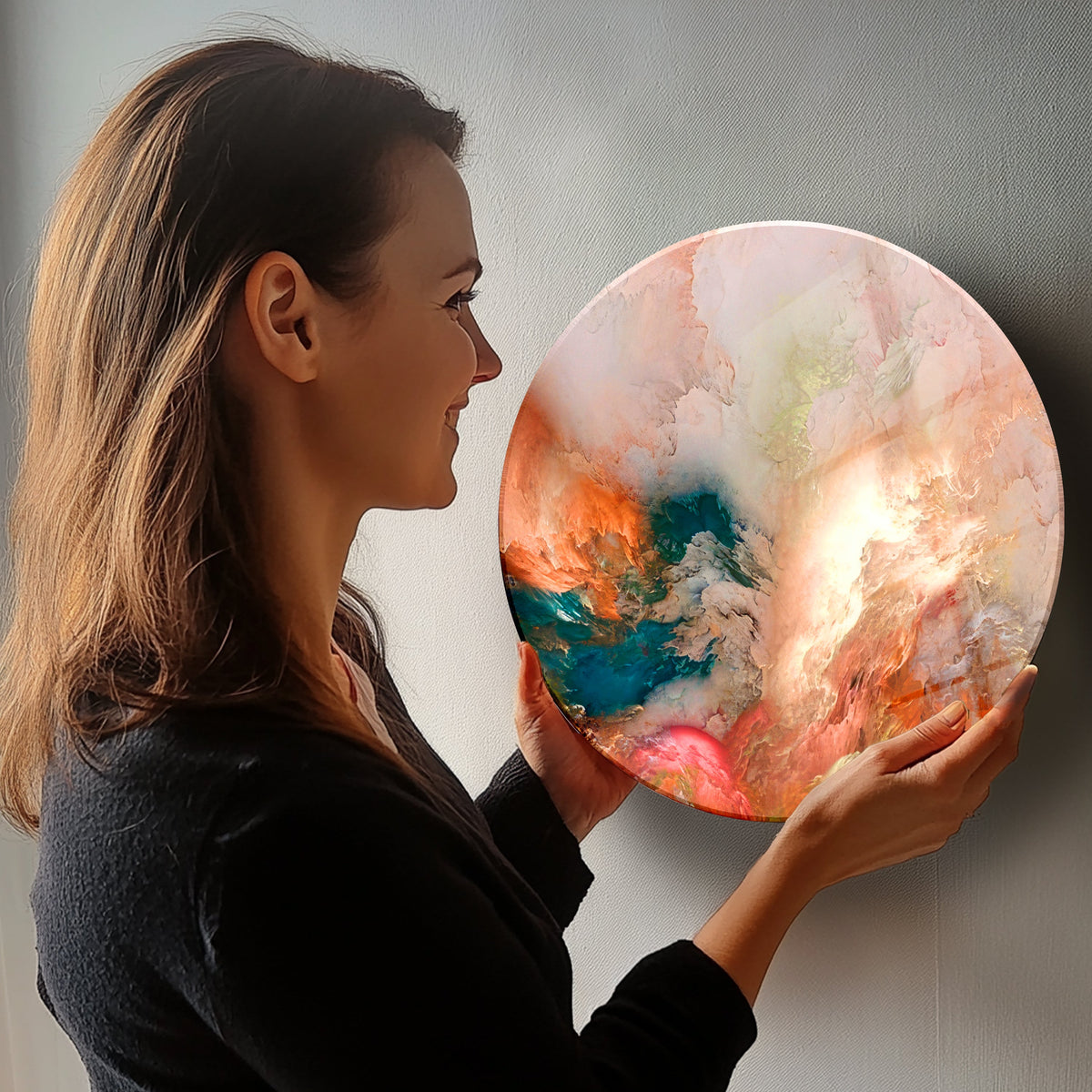 Round Wall Art – Modern Circular Designs & Prints for Every Space ...