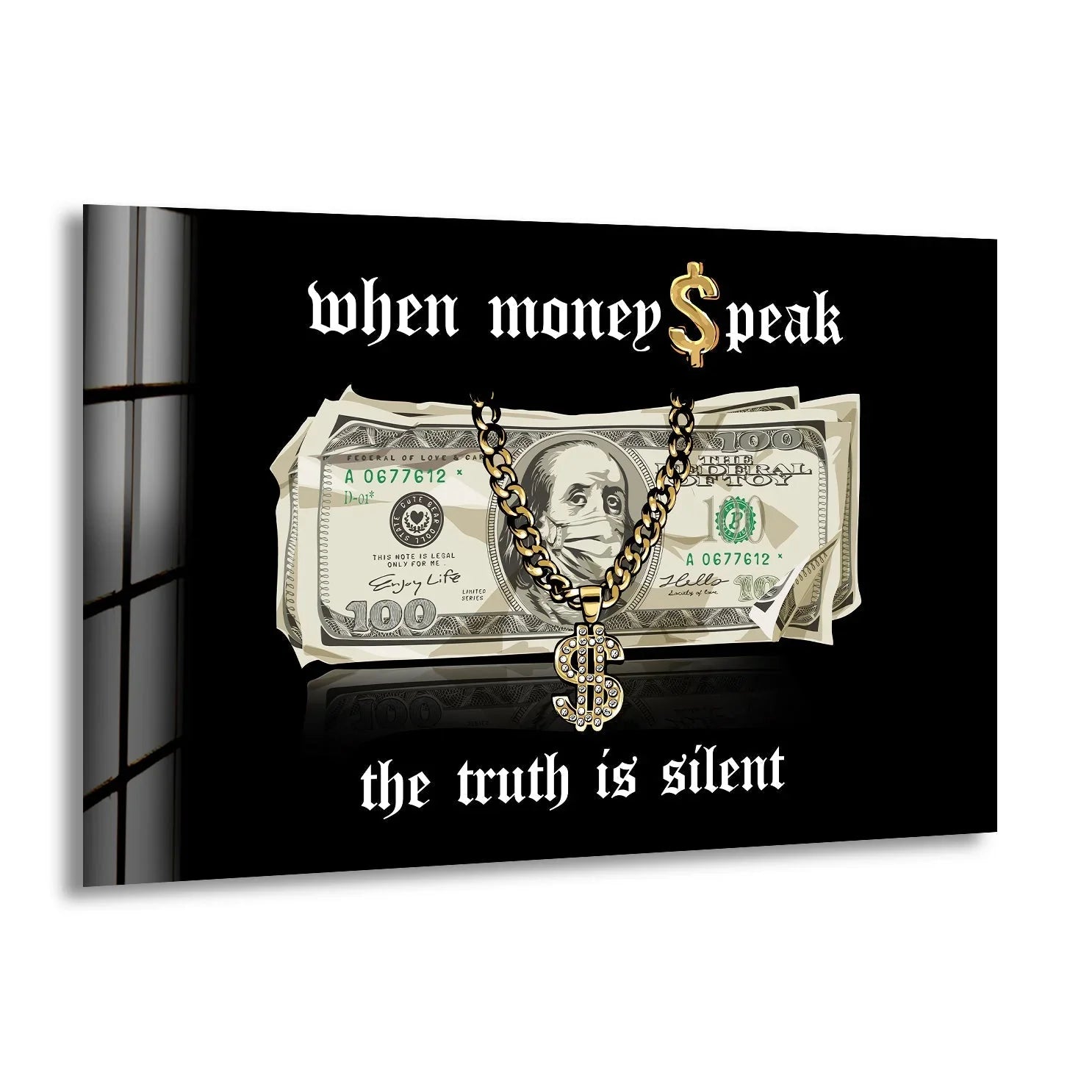 Rich Money Dollar Wall Art – Bold Wealth Decor – MyPhotoStation