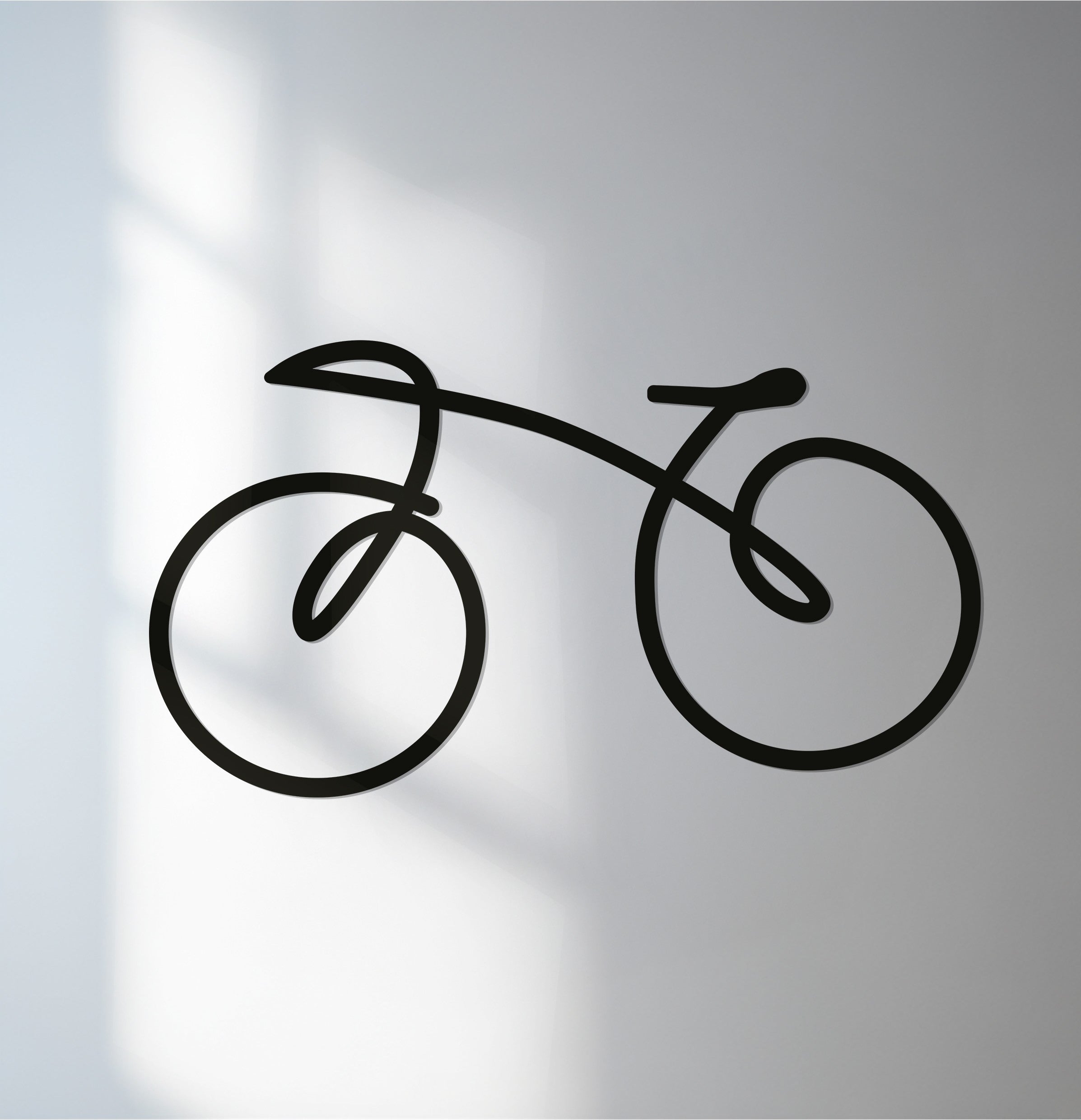 Minimal Bicycle Metal Wall Art – Modern Cycling Décor – MyPhotoStation