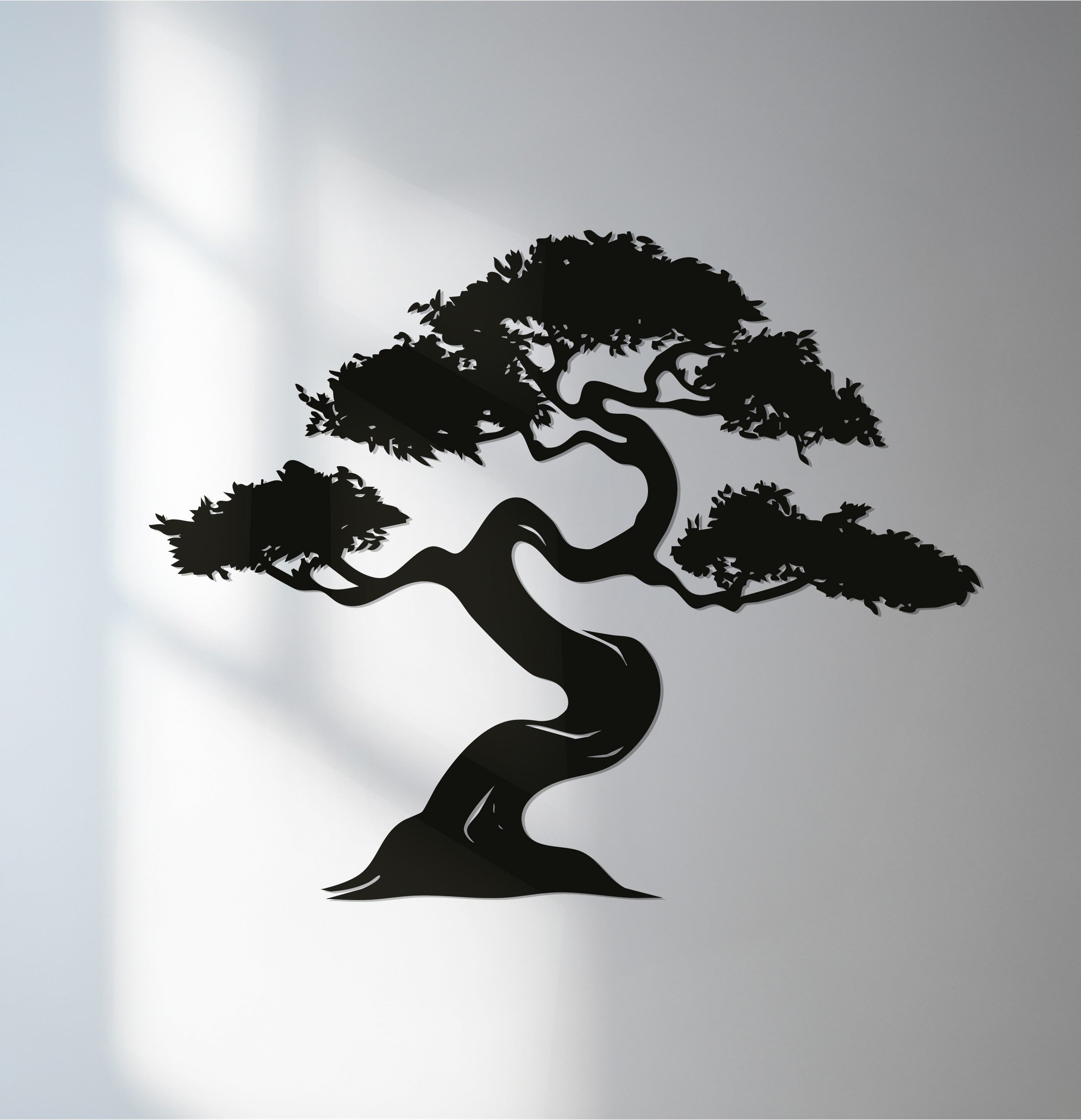 Zen Bonsai Tree Metal Wall Art – Nature Inspired Home Décor ...