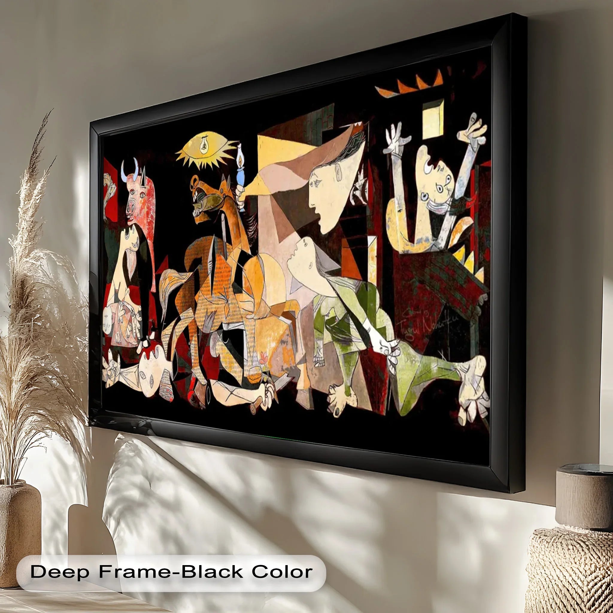 Guernica Colorized by Picasso – Anti-War Oil Painting