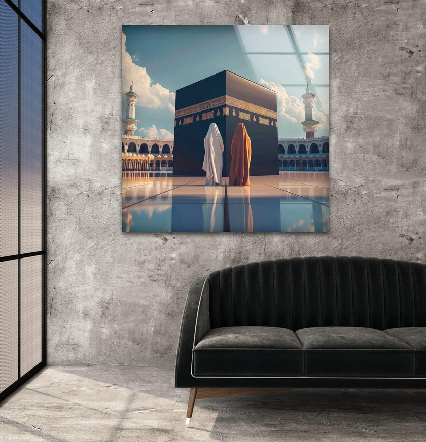 MyPhotoStation: Kaaba Glass Wall Art Decor | Glass Art Prints