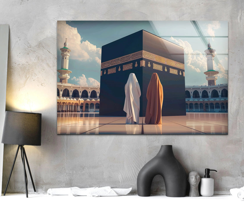 MyPhotoStation: Kaaba Glass Wall Art Decor | Glass Art Prints