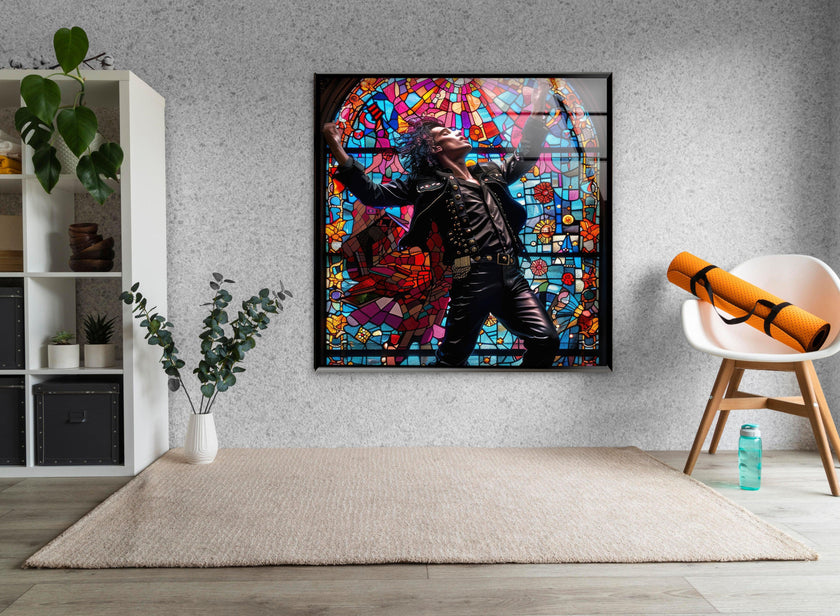 MyPhotoStation: Michael Jackson Cool Glass Art & Photo on Glass