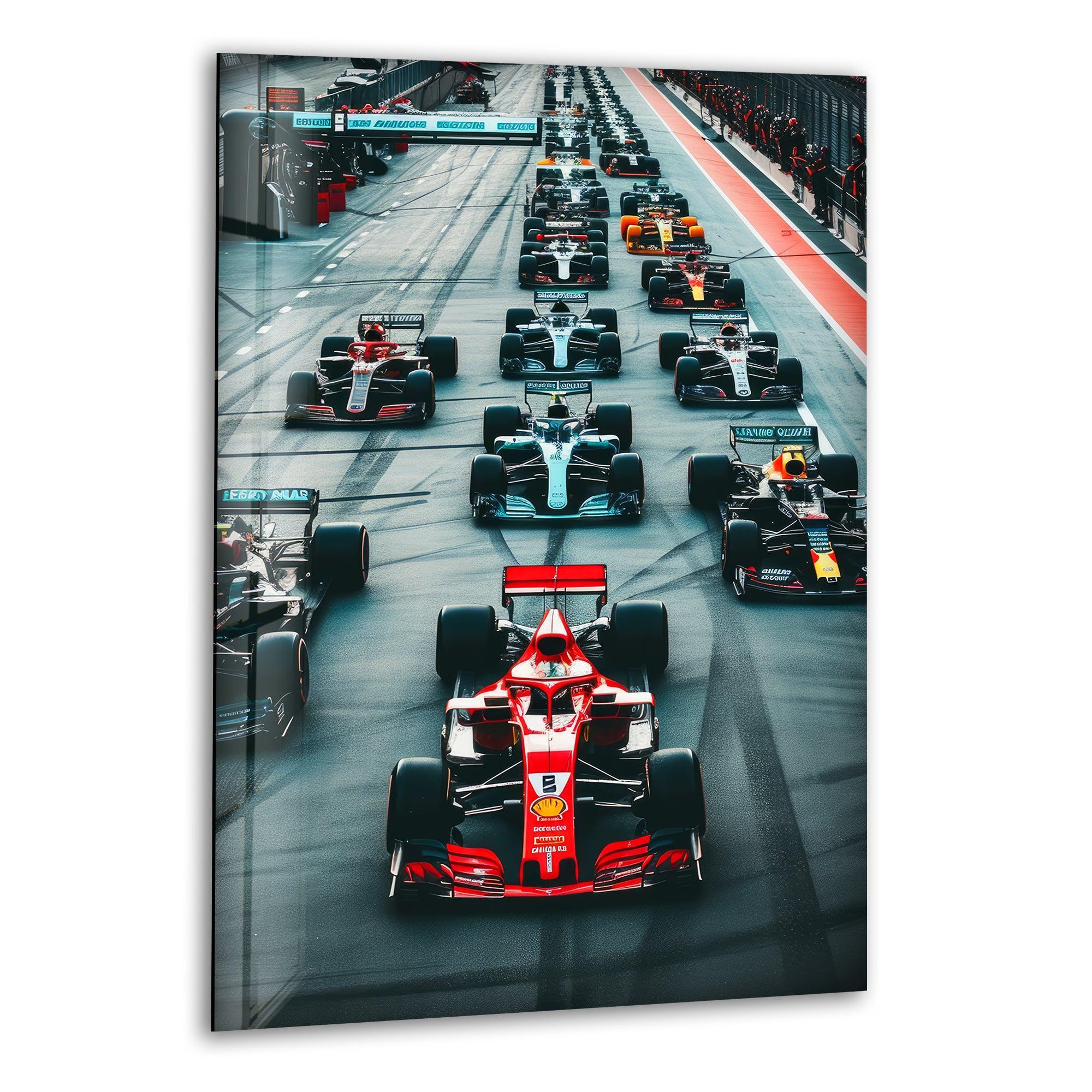 Formula 1 Ferrari Wall Art – Racing Line Decor – MyPhotoStation