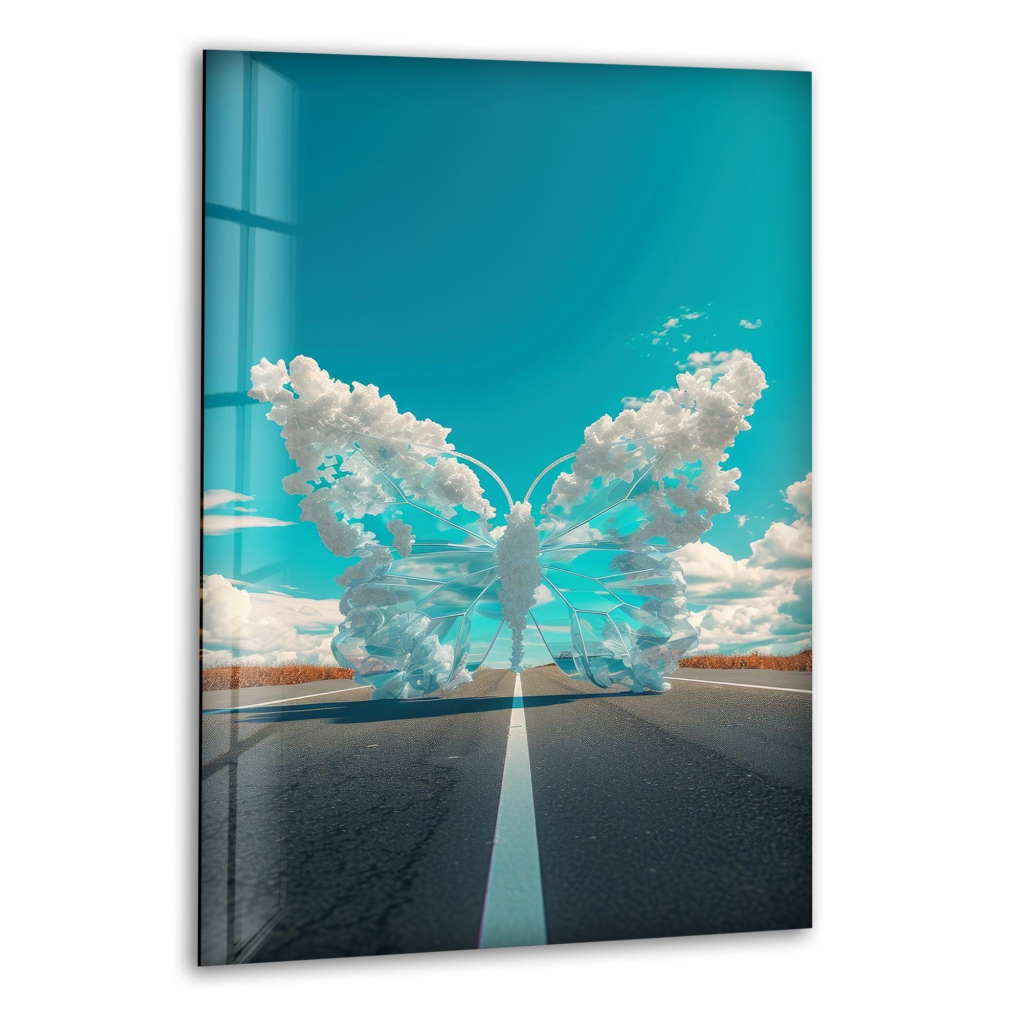 Butterfly Cloud Wall Art – Ethereal Sky Decor – MyPhotoStation