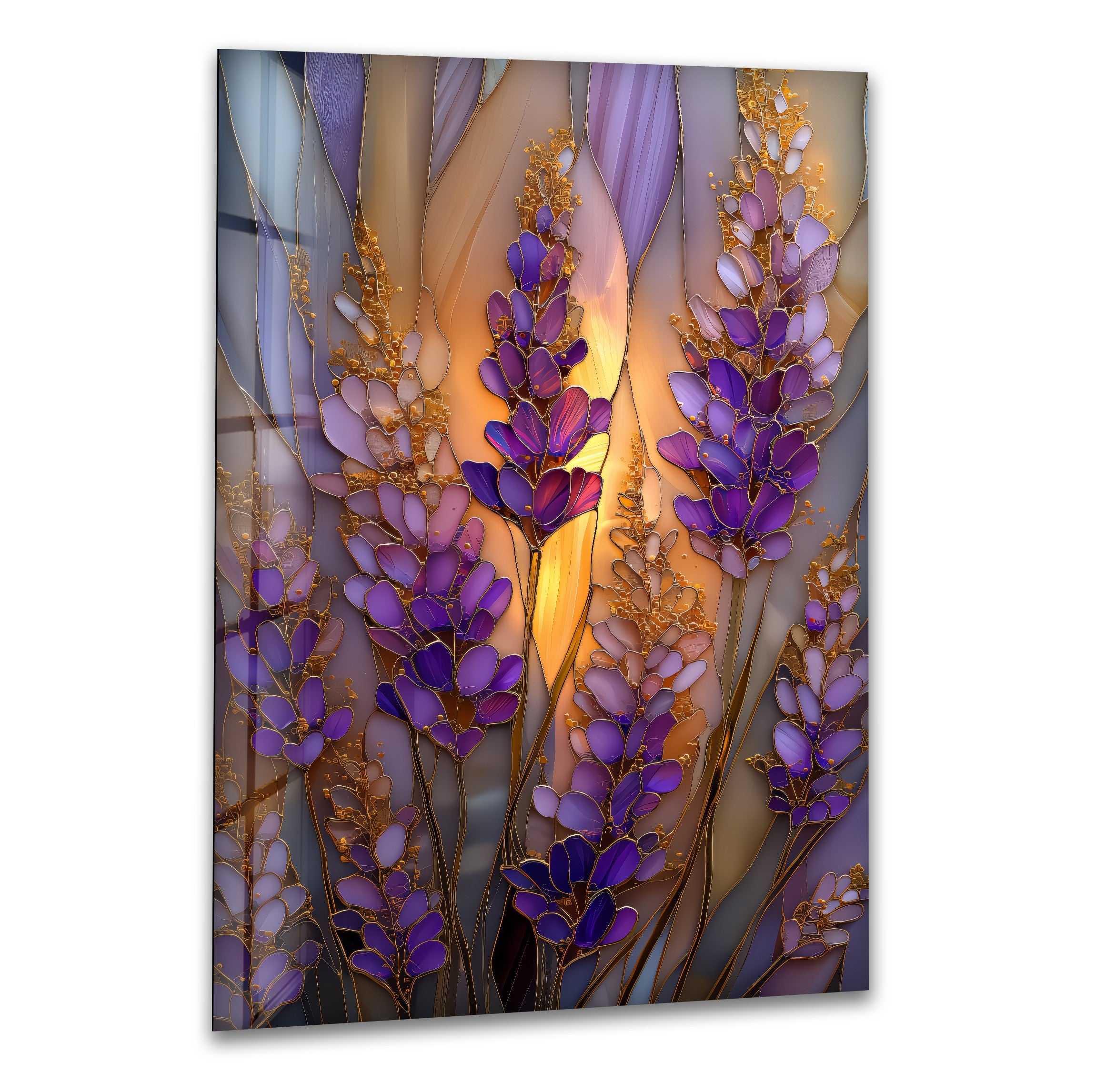 Infernal Spirit Wall Art – Skull & Flame Fantasy Glass Print ...