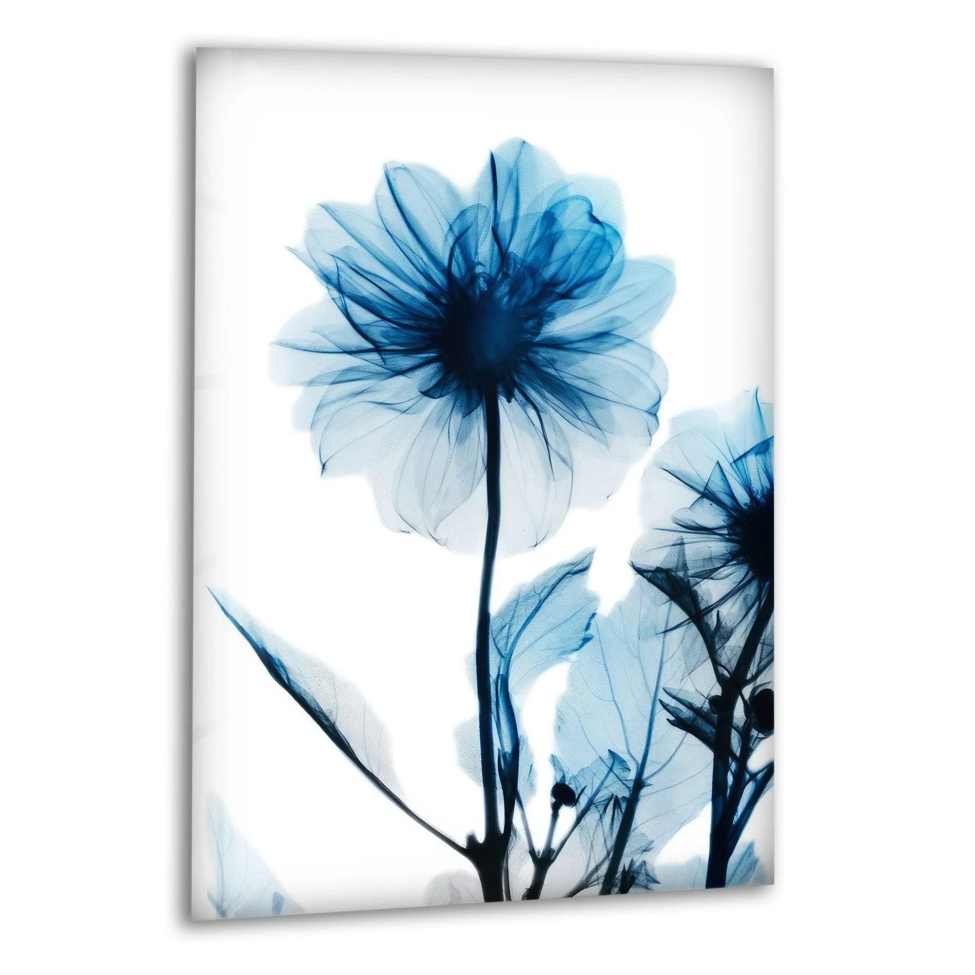 Albert Koetsier Sapphire Gleam II Glass Wall Art | Glass Art ...