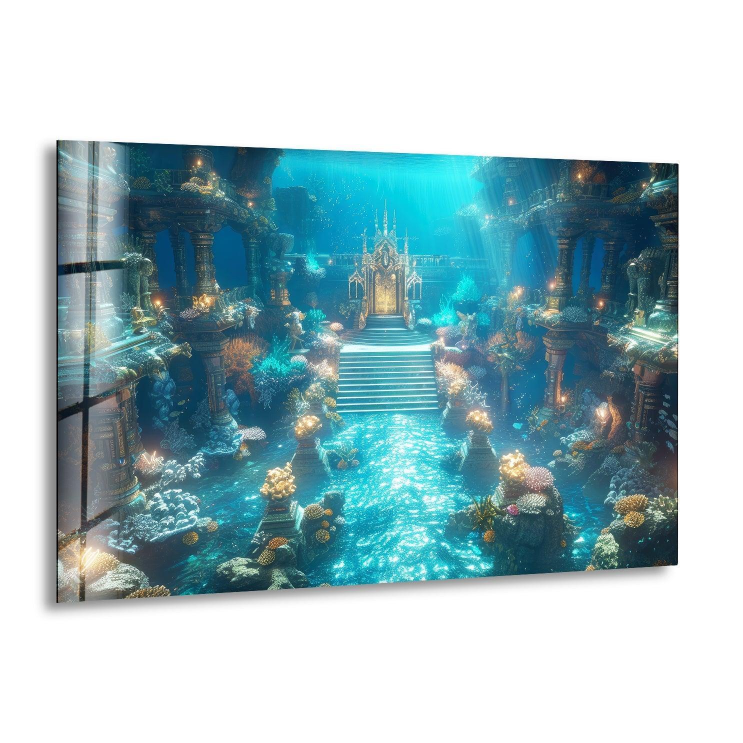 Atlantis Place Glass Wall Art-Glass Art Paintings – MyPhotoStation