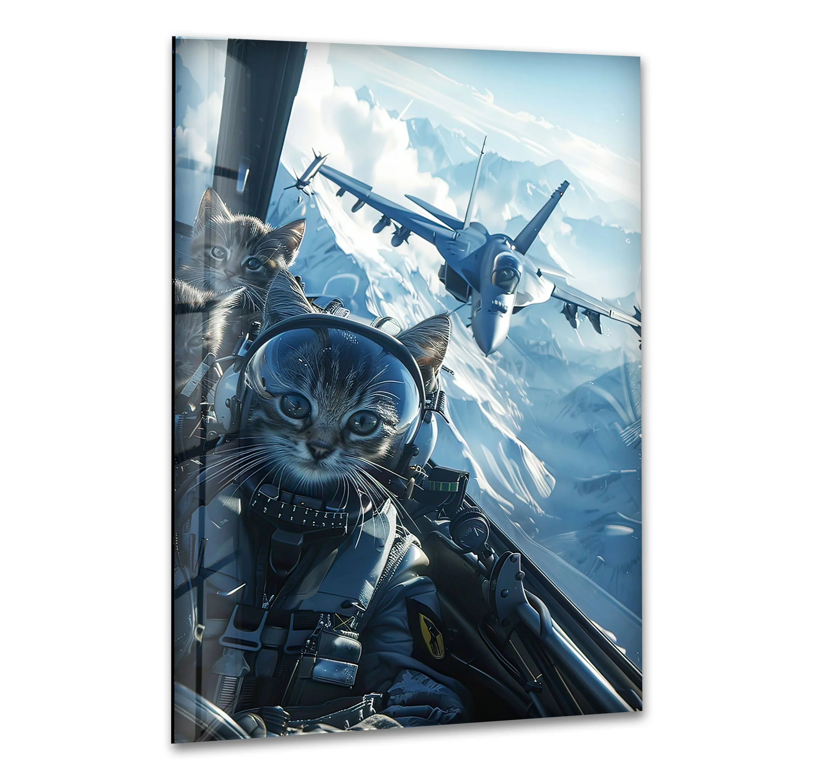 Cats Are Flying Wall Art – Feline Aviation Decor – MyPhotoStation