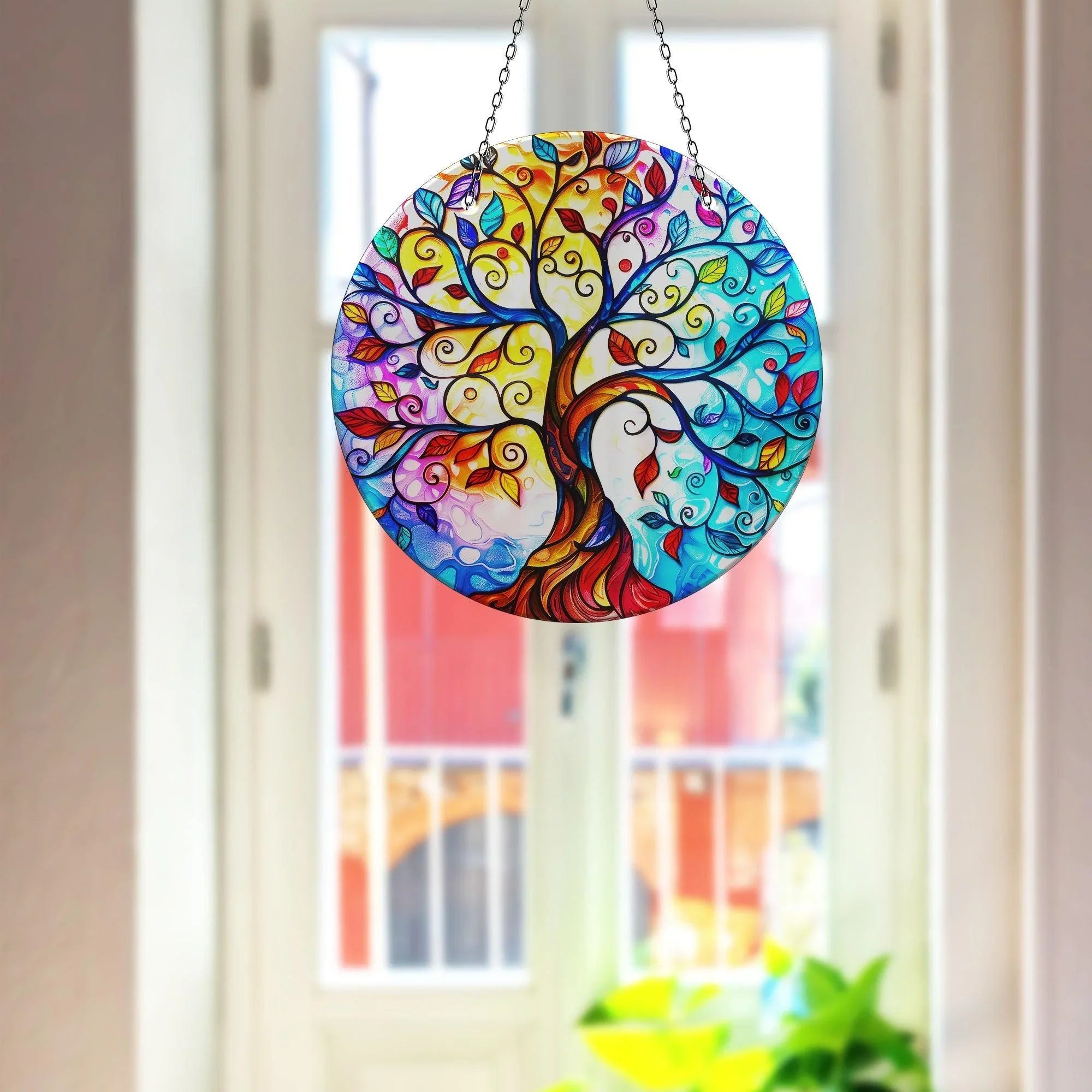 Colored Life of tree Suncatcher-Sun Catchers | Myphotostation ...