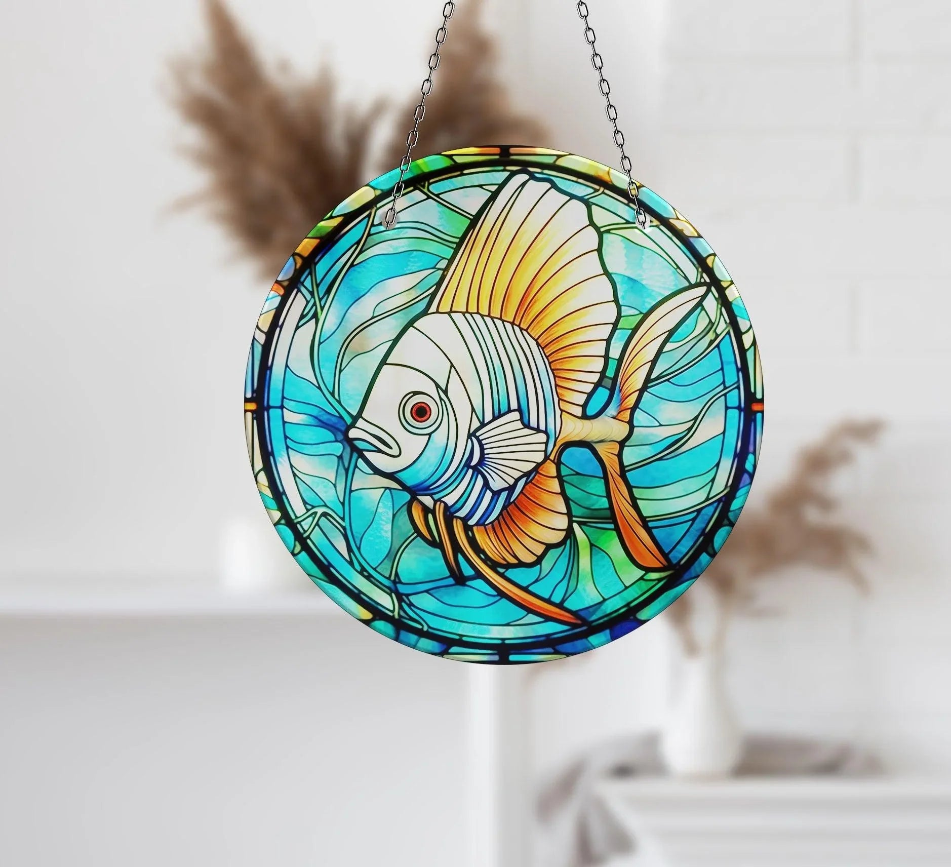 Blue Big Fish Suncatcher-Beautiful Home Decor | Myphotostation ...