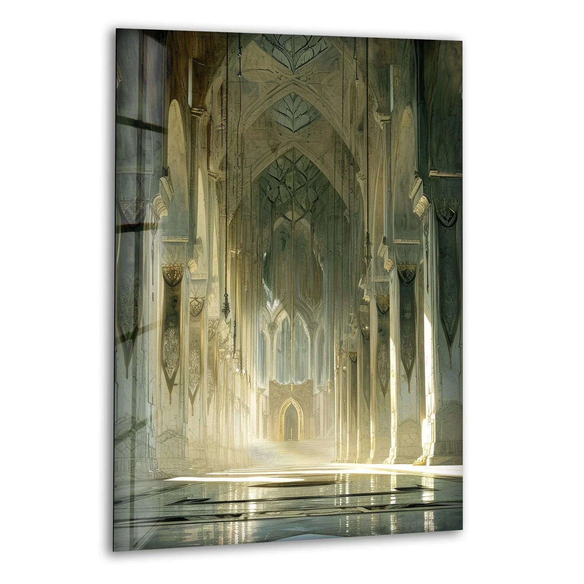 Inside of Minas Tirith Glass Wall Art | Glass Art Prints – MyPhotoStation
