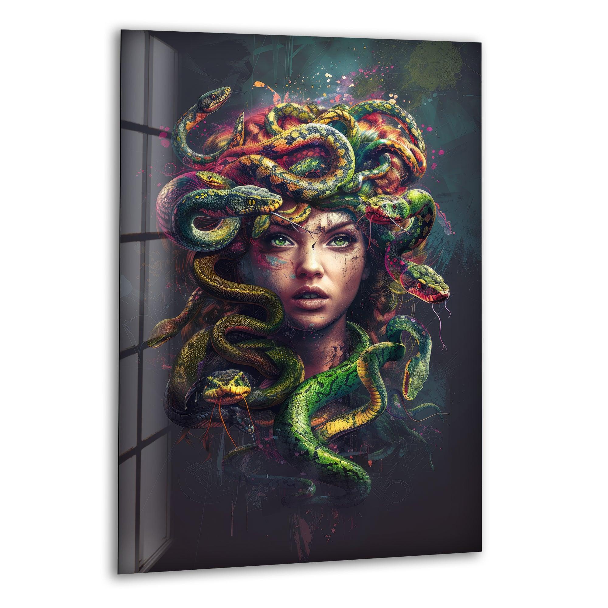 Medusa Portrait Wall Art – Mythical Statement Decor – MyPhotoStation