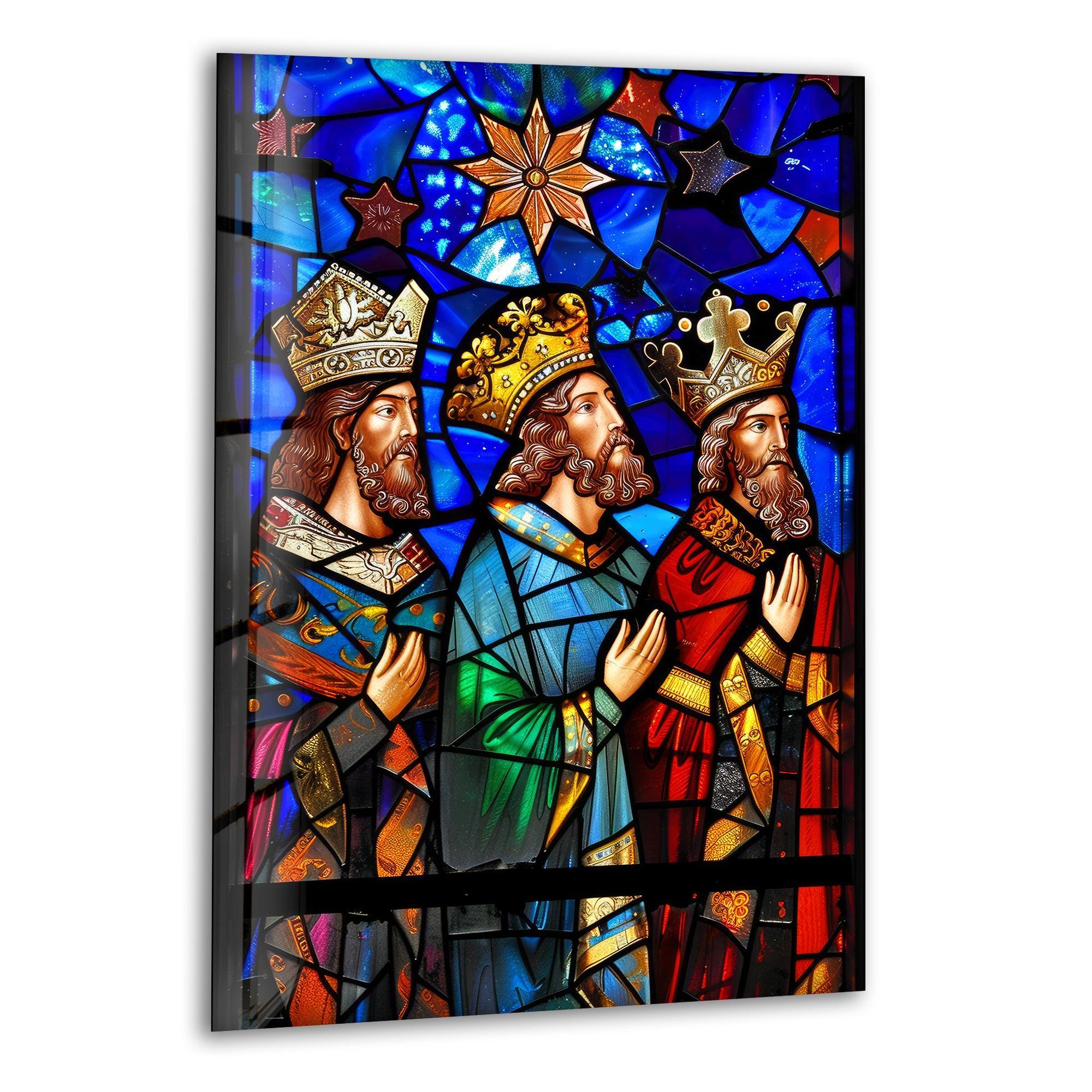 Three Kings Religious Artwork – Majestic Glass Decor – MyPhotoStation