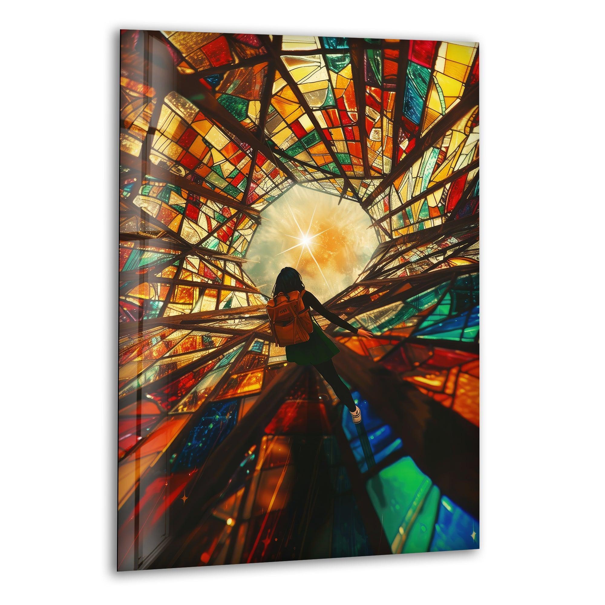 Stained Colored Man Glass Wall Art – A Journey Through Color ...