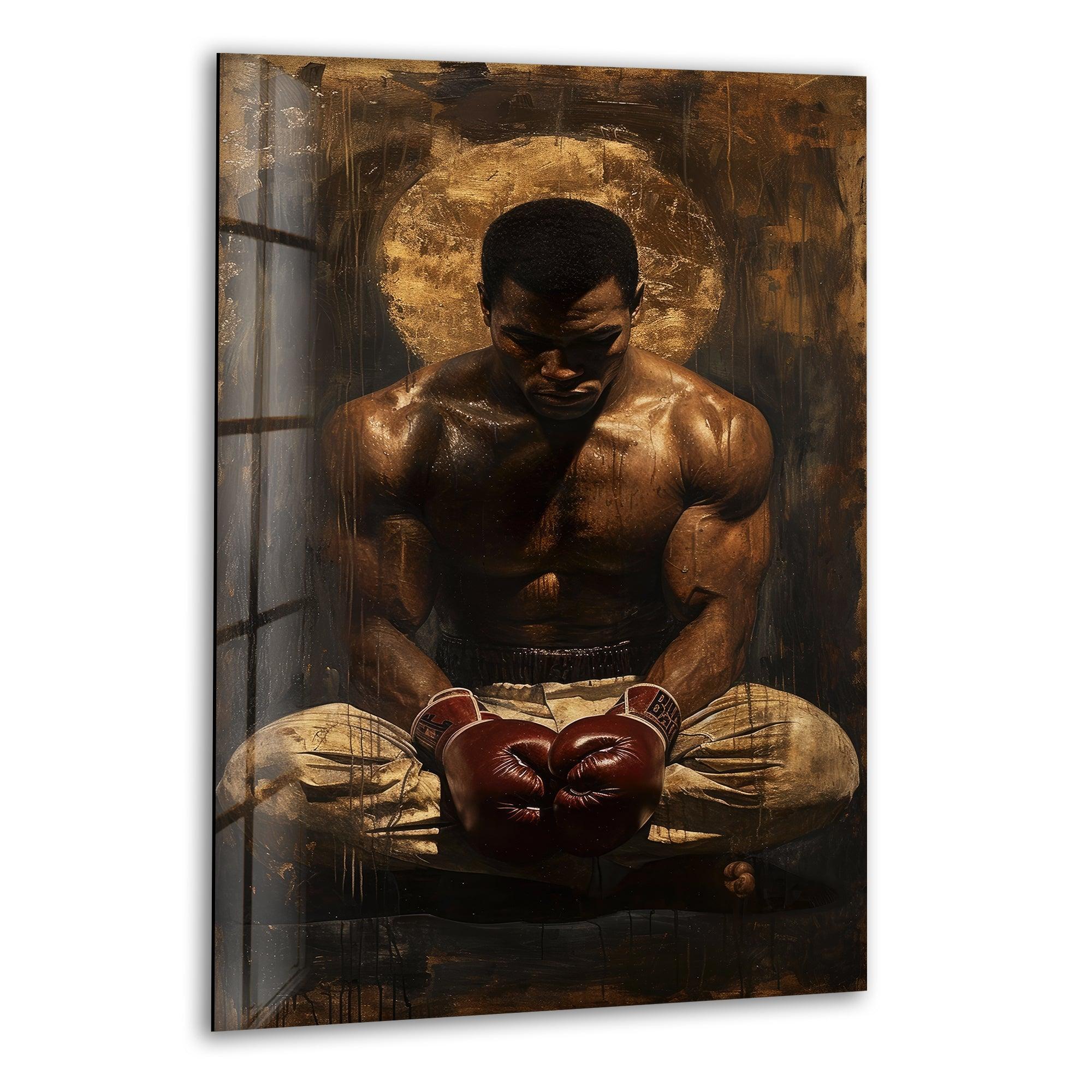 MyPhotoStation: Muhammed Ali Art Glass Wall Pictures