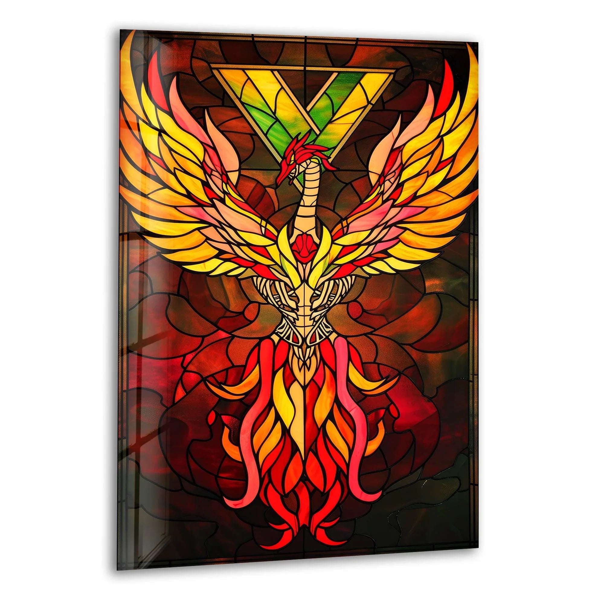 Skeleton Bones of a Phoenix Wall Art – Radiant Rebirth – MyPhotoStation