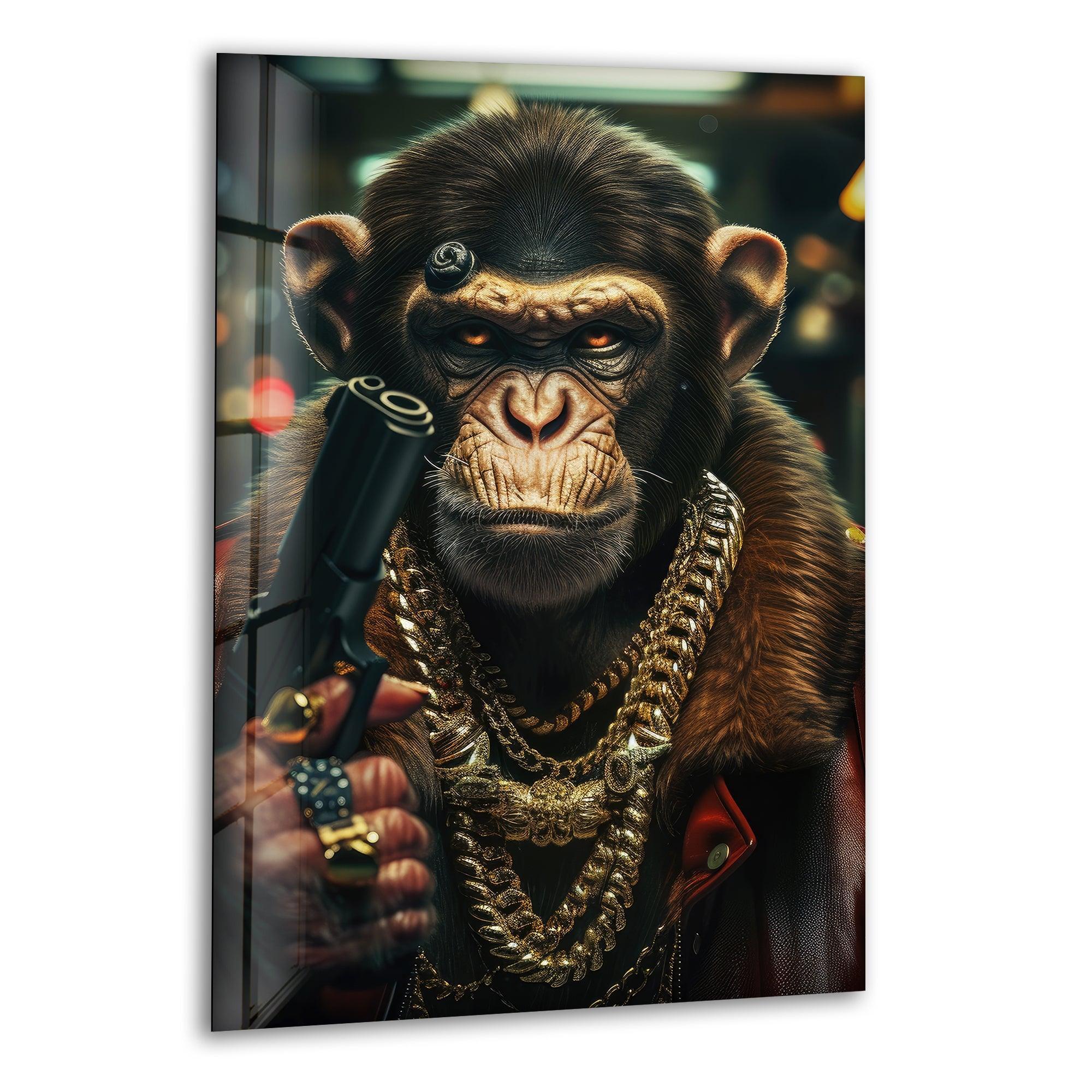 Gangsta Monkey Wall Art – Urban Edge Decor – MyPhotoStation
