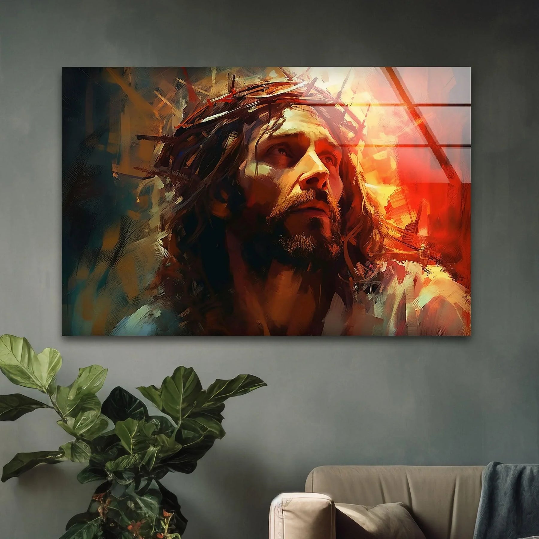 Radiant Jesus Wall Decor – Inspiring Christian Art – MyPhotoStation