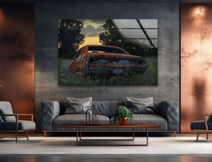 MyPhotoStation: Muscle Car Vintage Cool Art & Glass Wall Decor