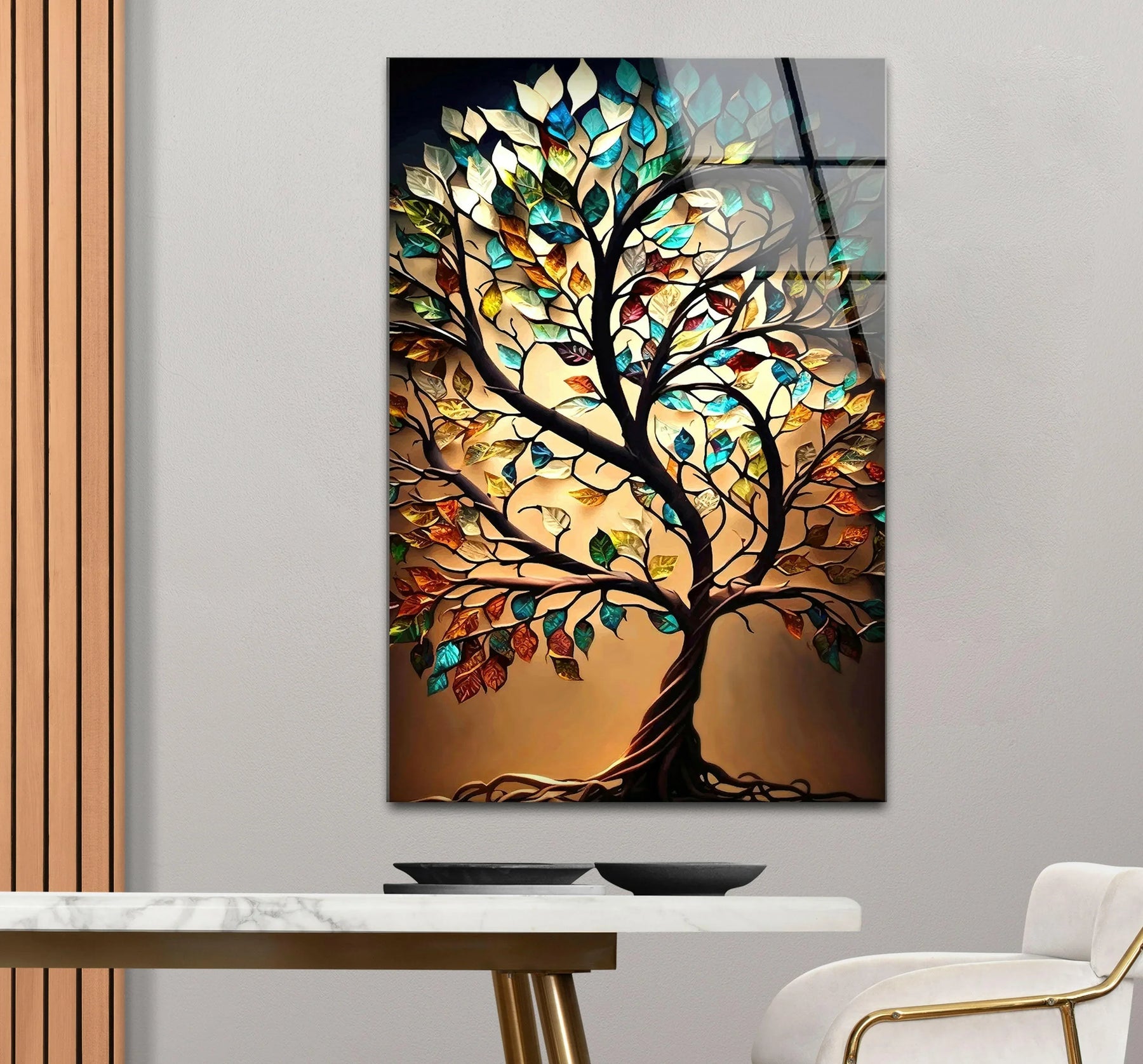 Elegant Tree of Life Wall Art - Symbolic Decor in Glass – MyPhotoStation