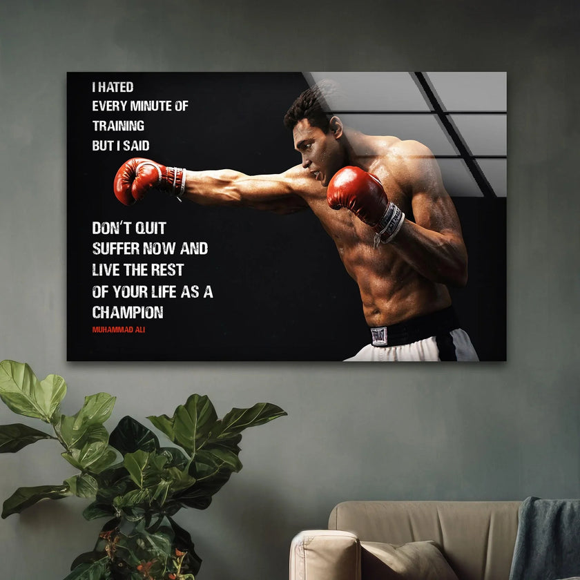 MyPhotoStation: Muhammad Ali Glass Wall Art & Decor