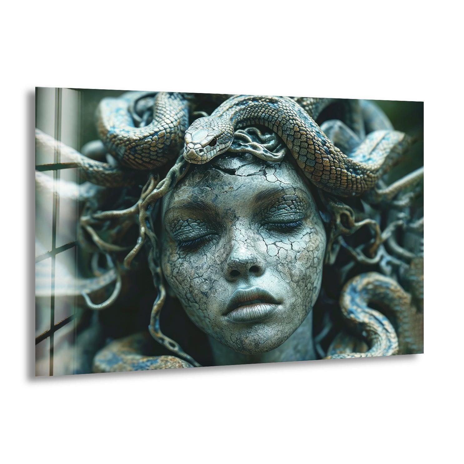 Stone Medusa Wall Art – Mythical Home Elegance – MyPhotoStation