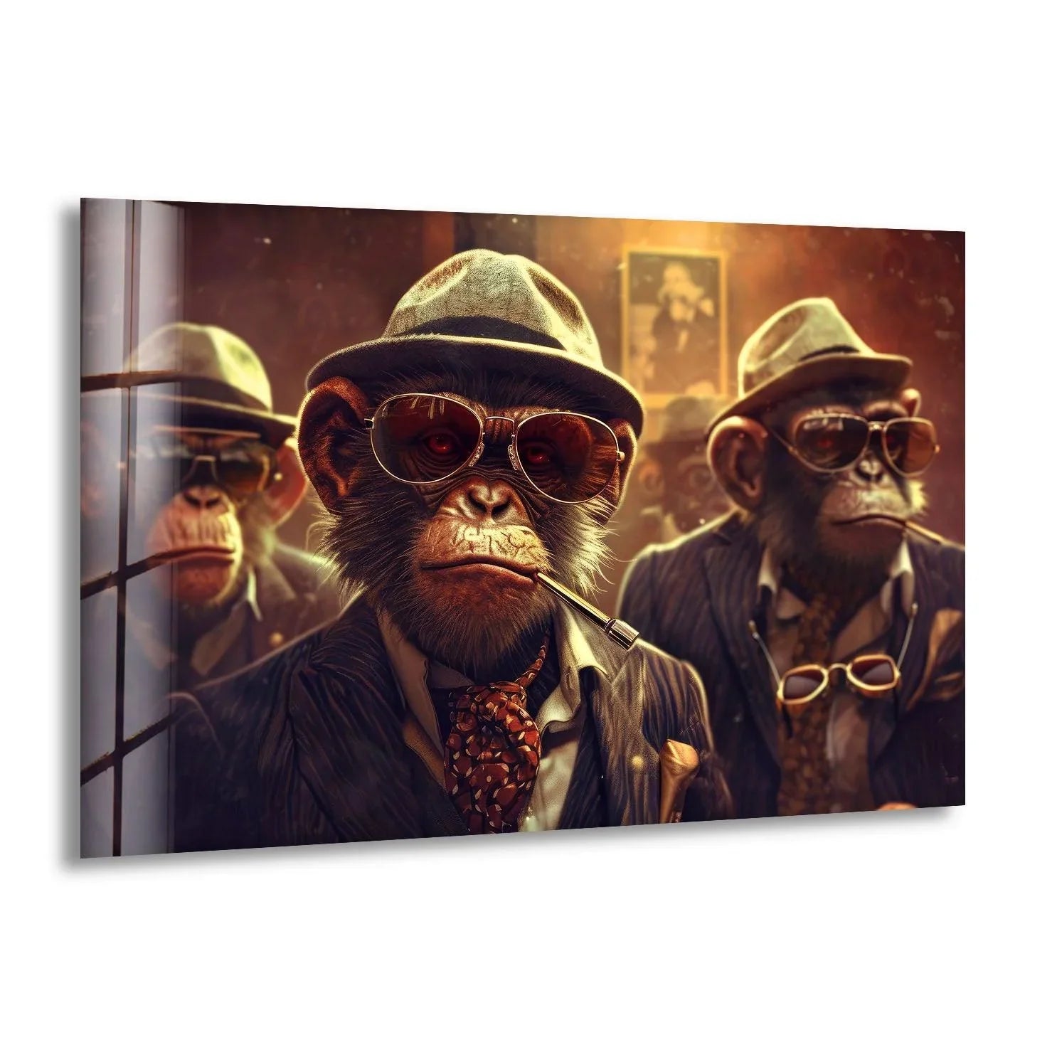 Mafia Monkeys Wall Art – Retro Humor Decor – MyPhotoStation
