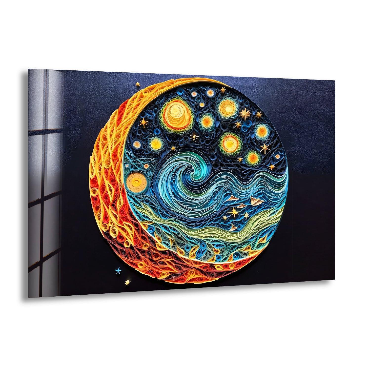 Starry Night Wall Art – Captivating Celestial Design – MyPhotoStation