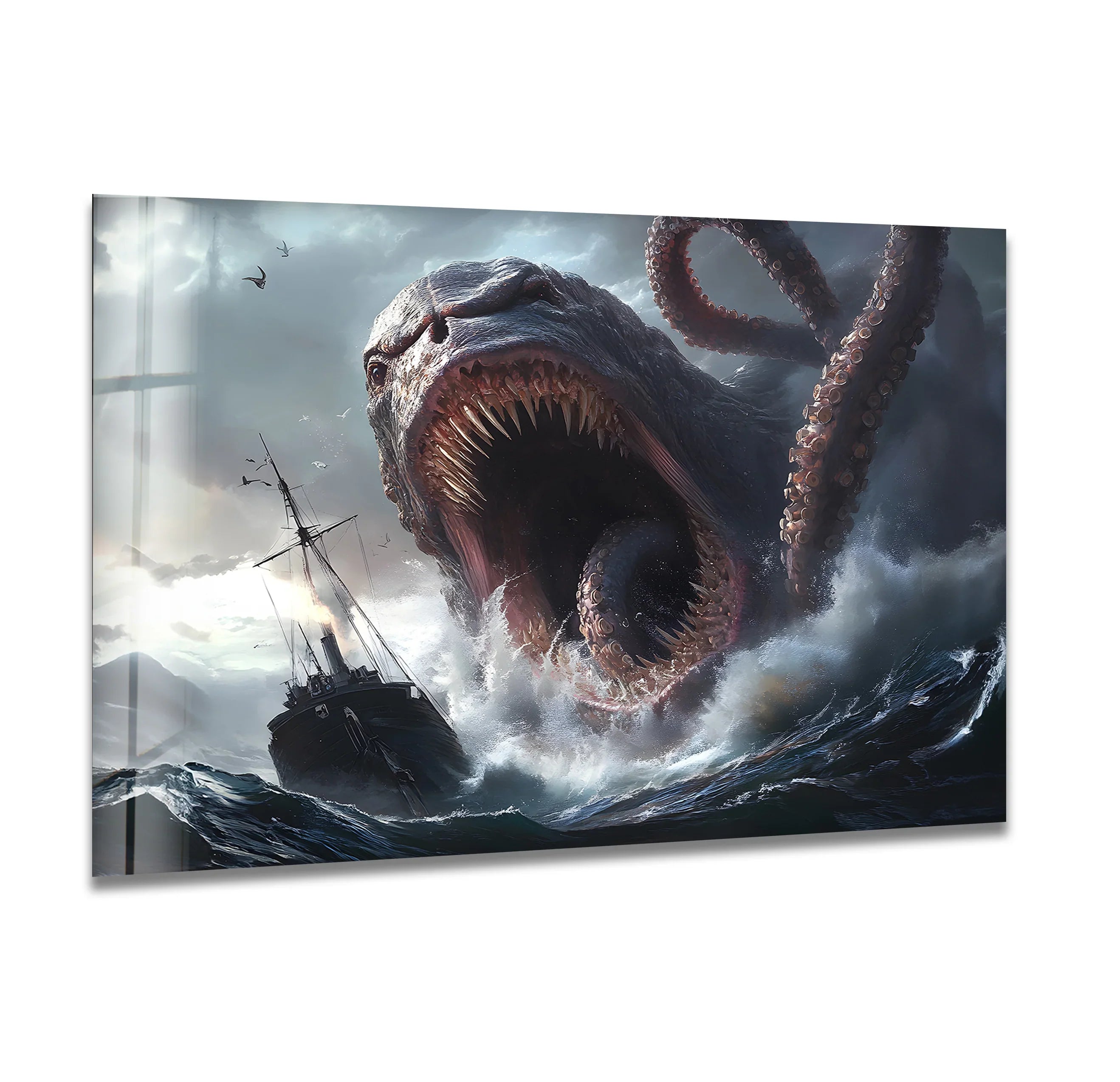Kraken Attacking Ship – Best Cinema Poster – MyPhotoStation