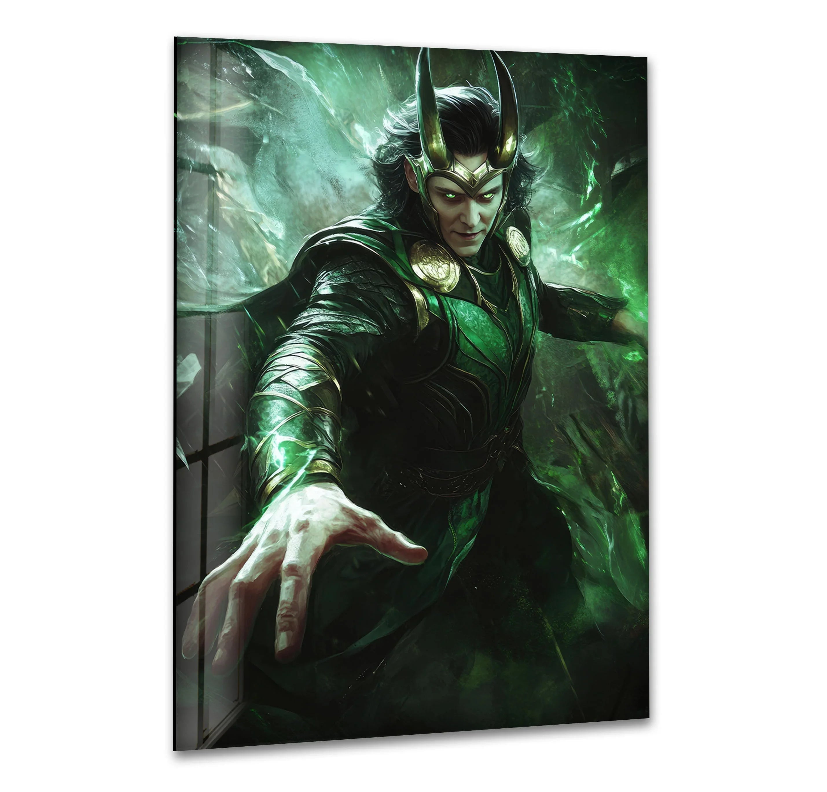 Loki Superhero Glass Wall Art-Glass Printed Photos – MyPhotoStation