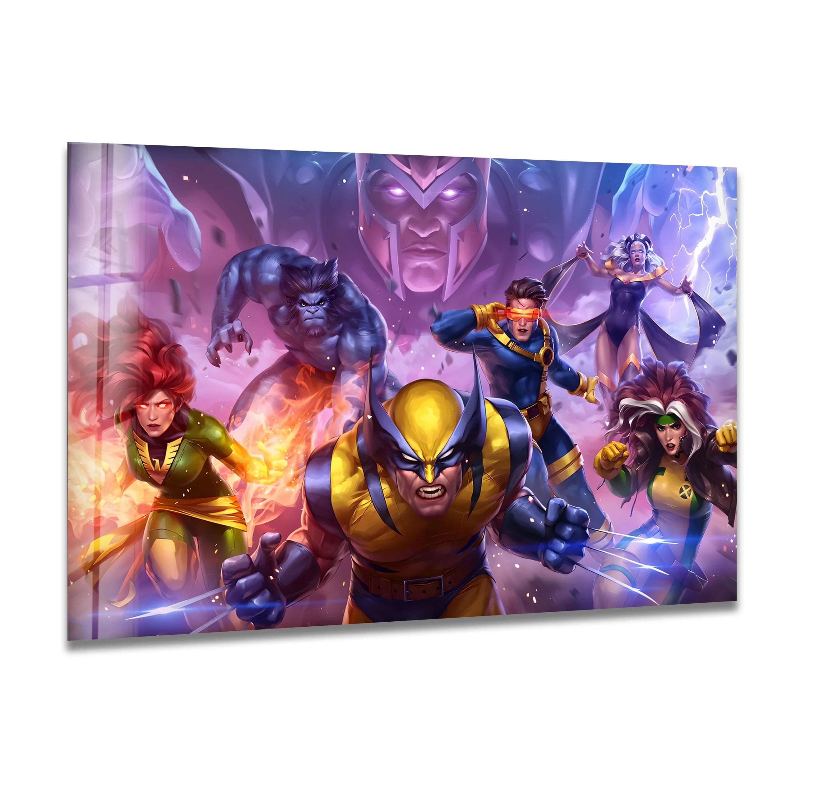 Modern X-Men Marvel Future Fight Glass Wall Art – Epic Heroic Decor ...