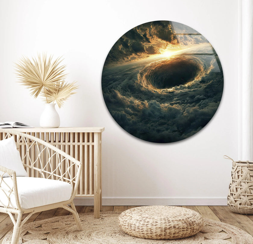 Vortex in the Sky Glass Wall Art - MyPhotoStation.com