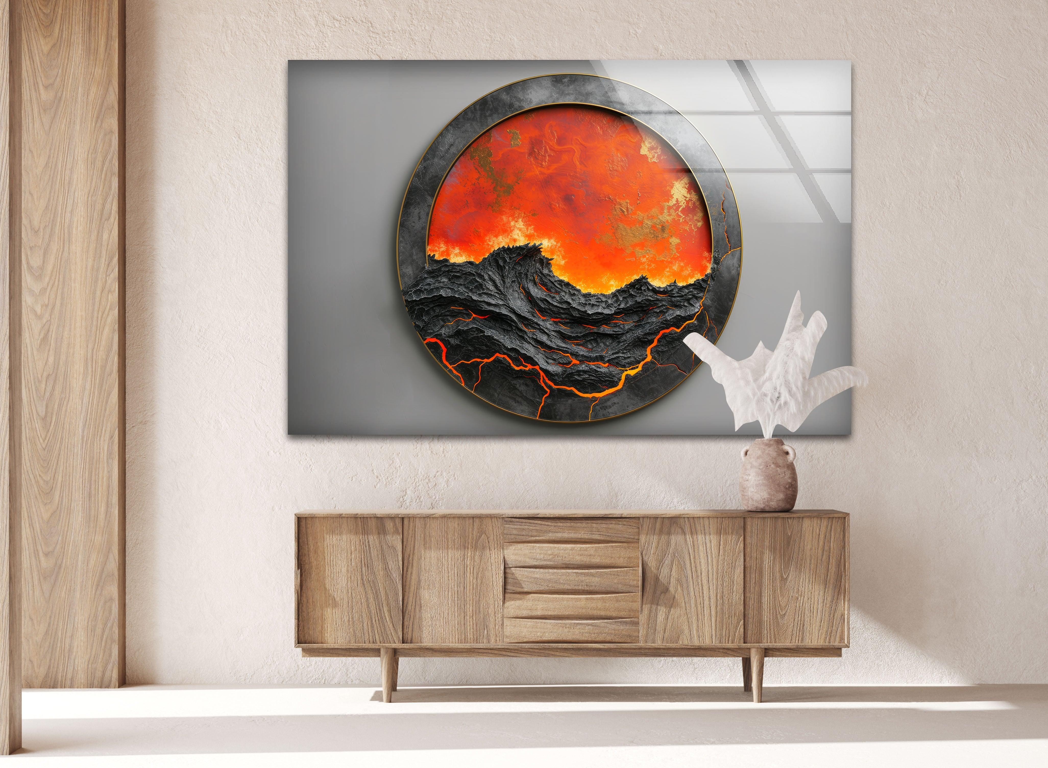 MyPhotoStation: Modern Volcano Stunning Abstract Art for Modern Home