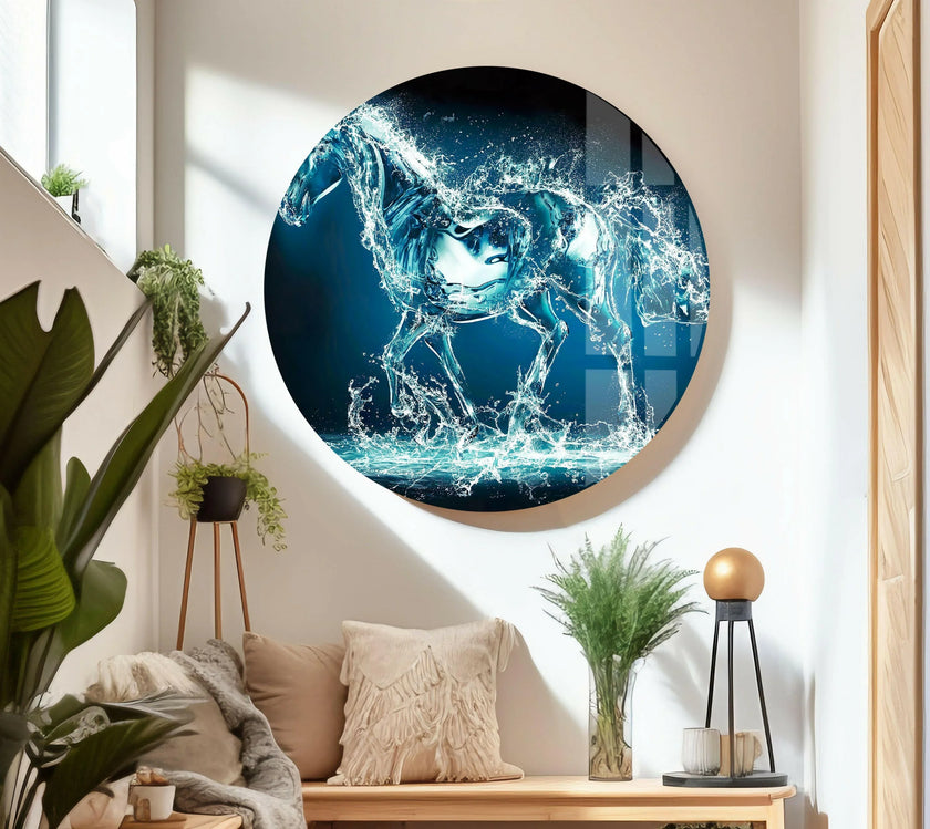 MyPhotoStation: Water Splash Horse Cool Wall Art & Glass Printing